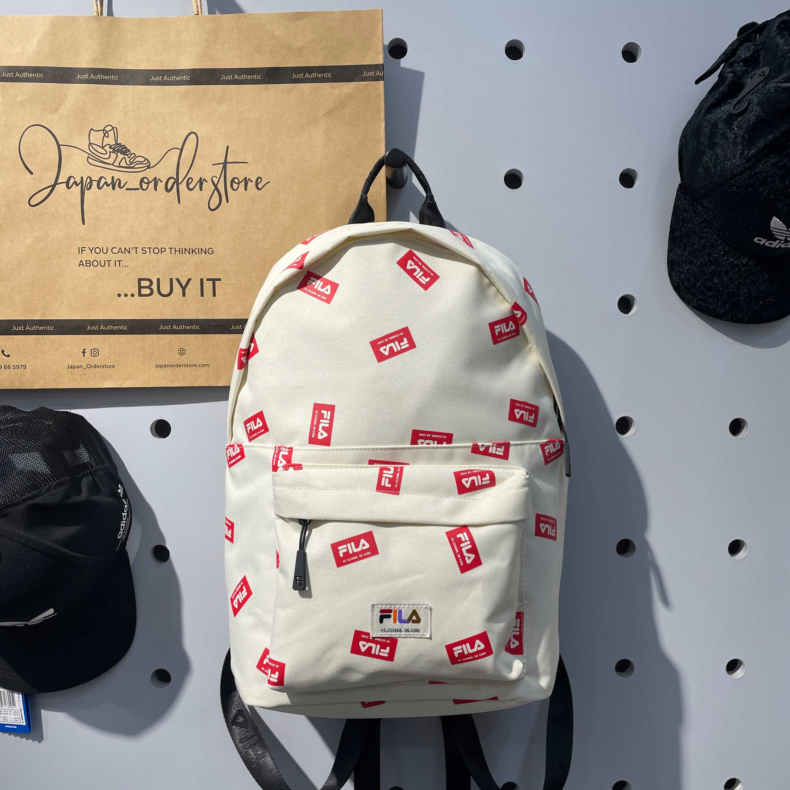 FILA Bacoor Multi Label Aop Badge Backpack S'Cool FBU0004