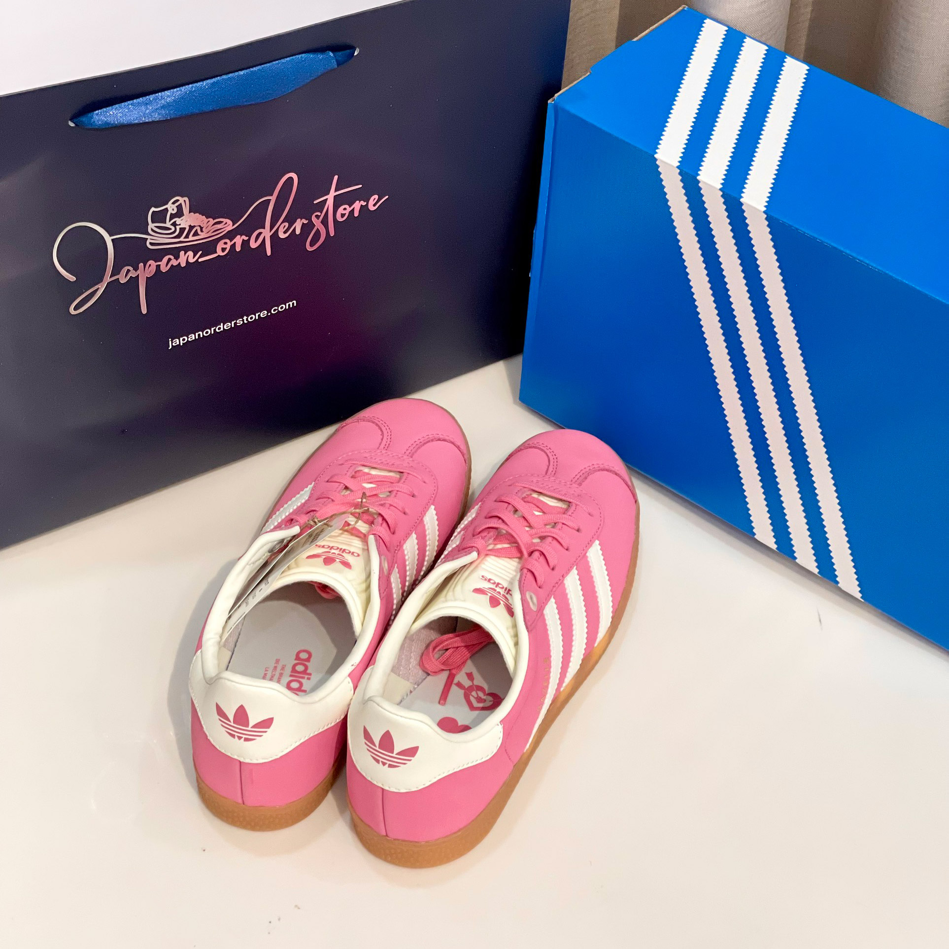 Giày Adidas Originals Gazelle Pink Fusion ID1107
