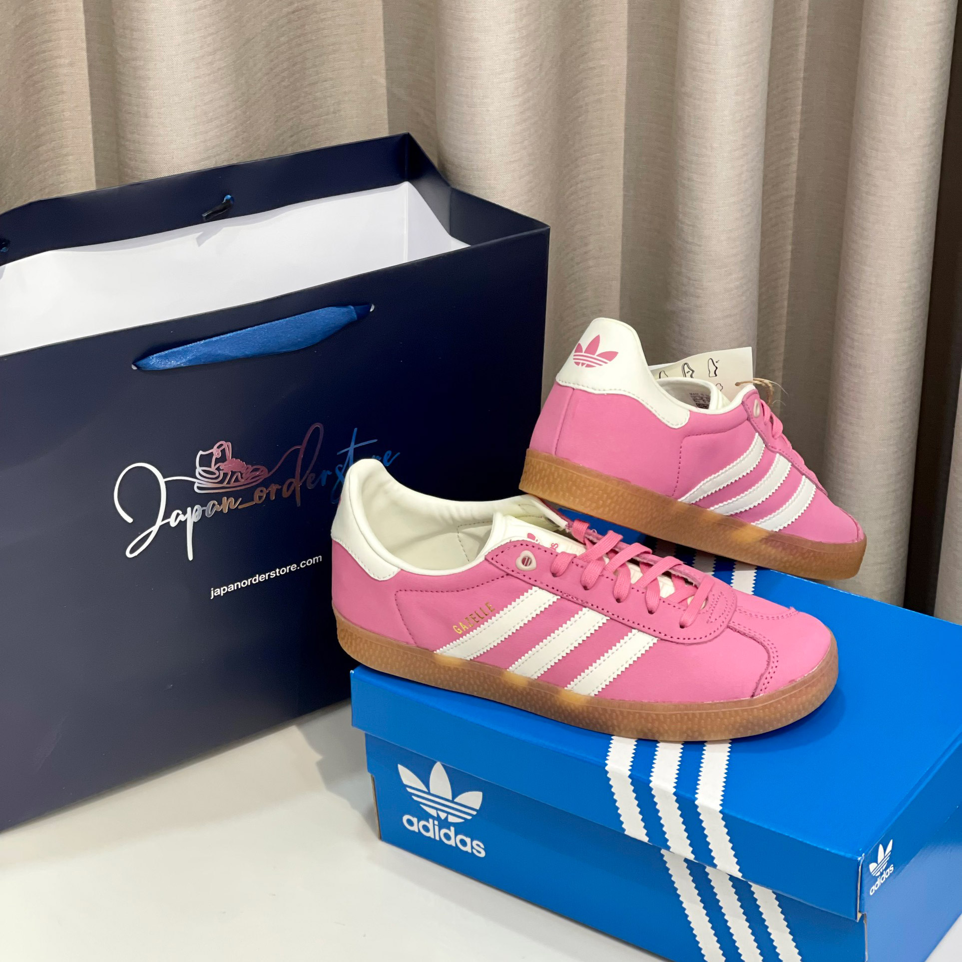 Giày Adidas Originals Gazelle Pink Fusion ID1107