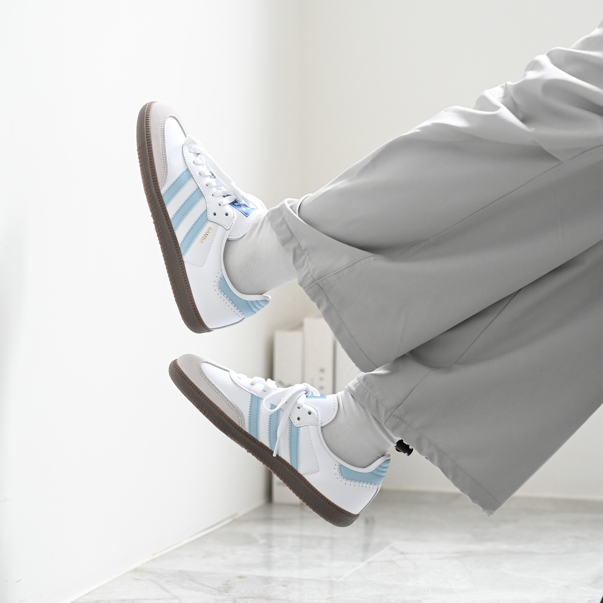 Giày Adidas Originals Samba OG Blue Clear Sky JI2003