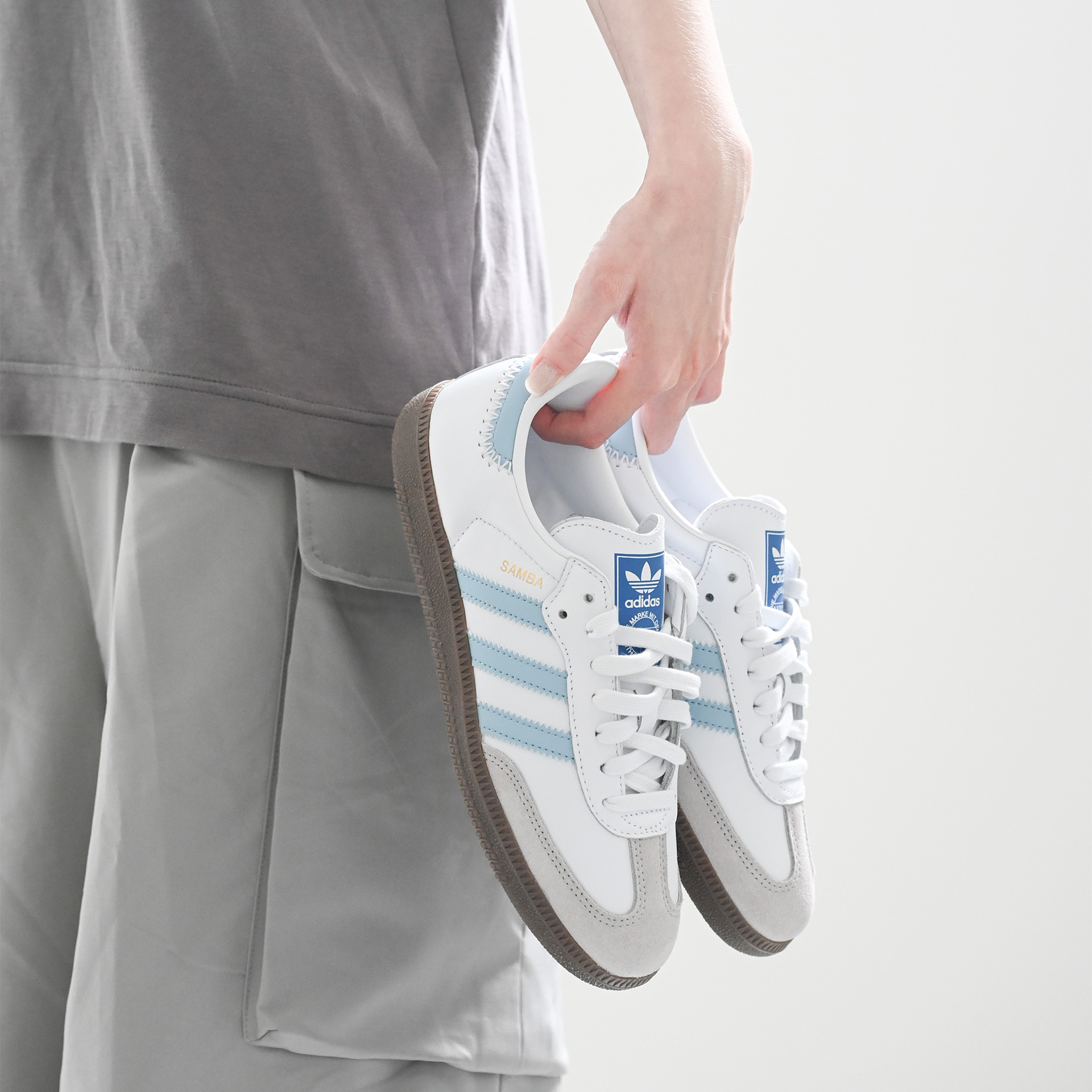 Giày Adidas Originals Samba OG Blue Clear Sky JI2003