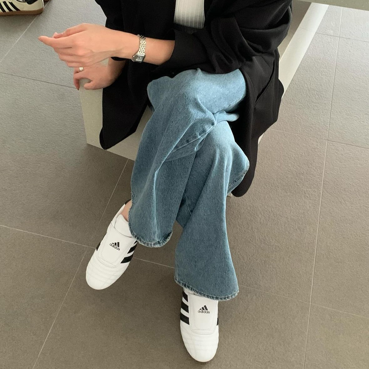 Giày Adidas Taekwondo W Cloud White JQ4774 chính hãng