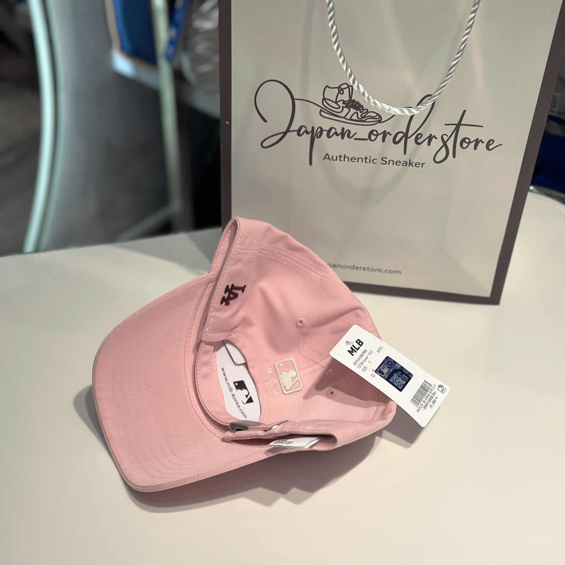 Nón MLB Los Angeles Dodgers Pink 3ACPL033N-07PCS