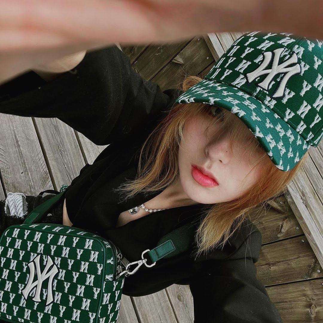 Túi MLB Monogram New York Yankees Green 3ACRM012N-50GND