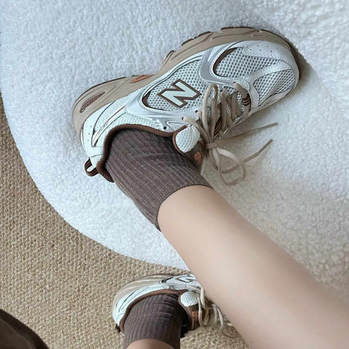 Giày New Balance 530 x Niko And White Brown MR530NI