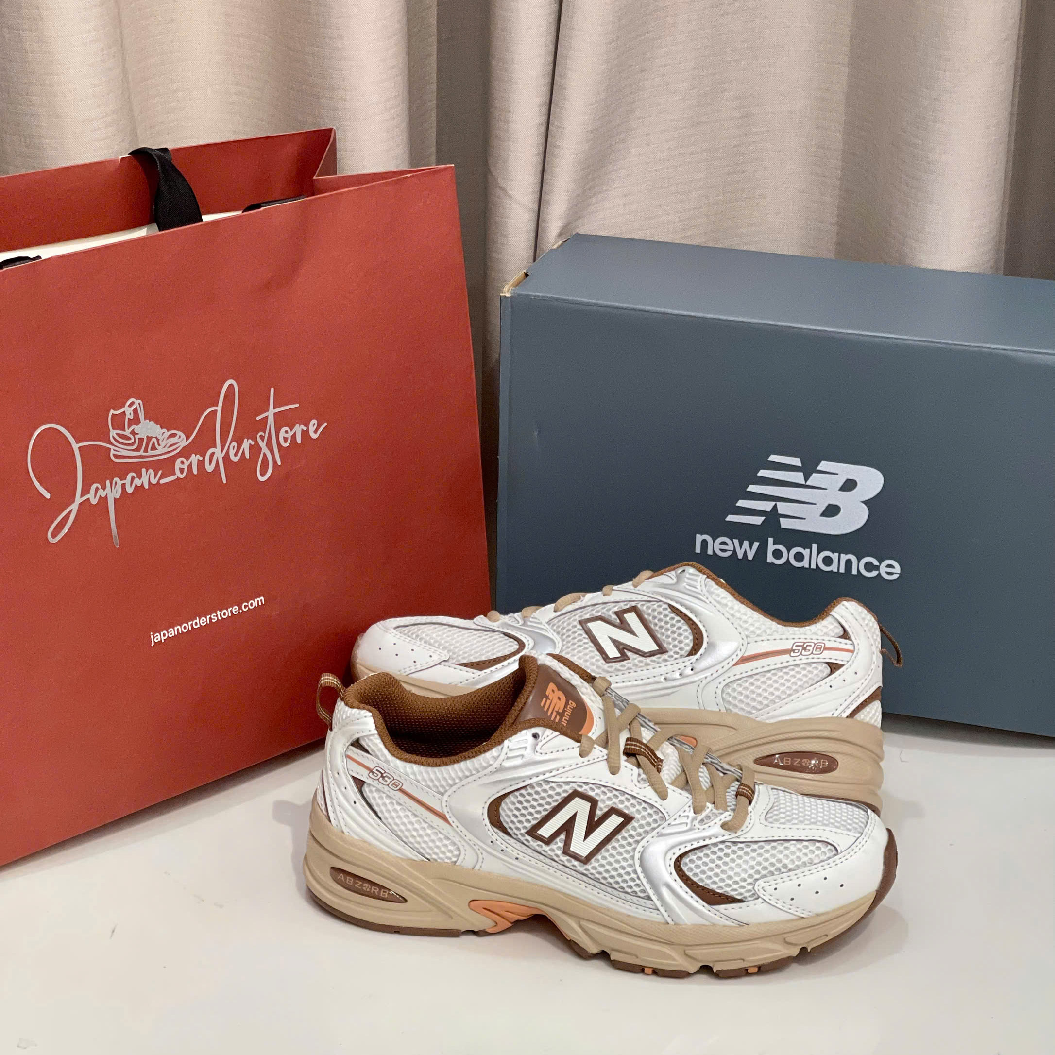 Giày New Balance 530 x Niko And White Brown MR530NI
