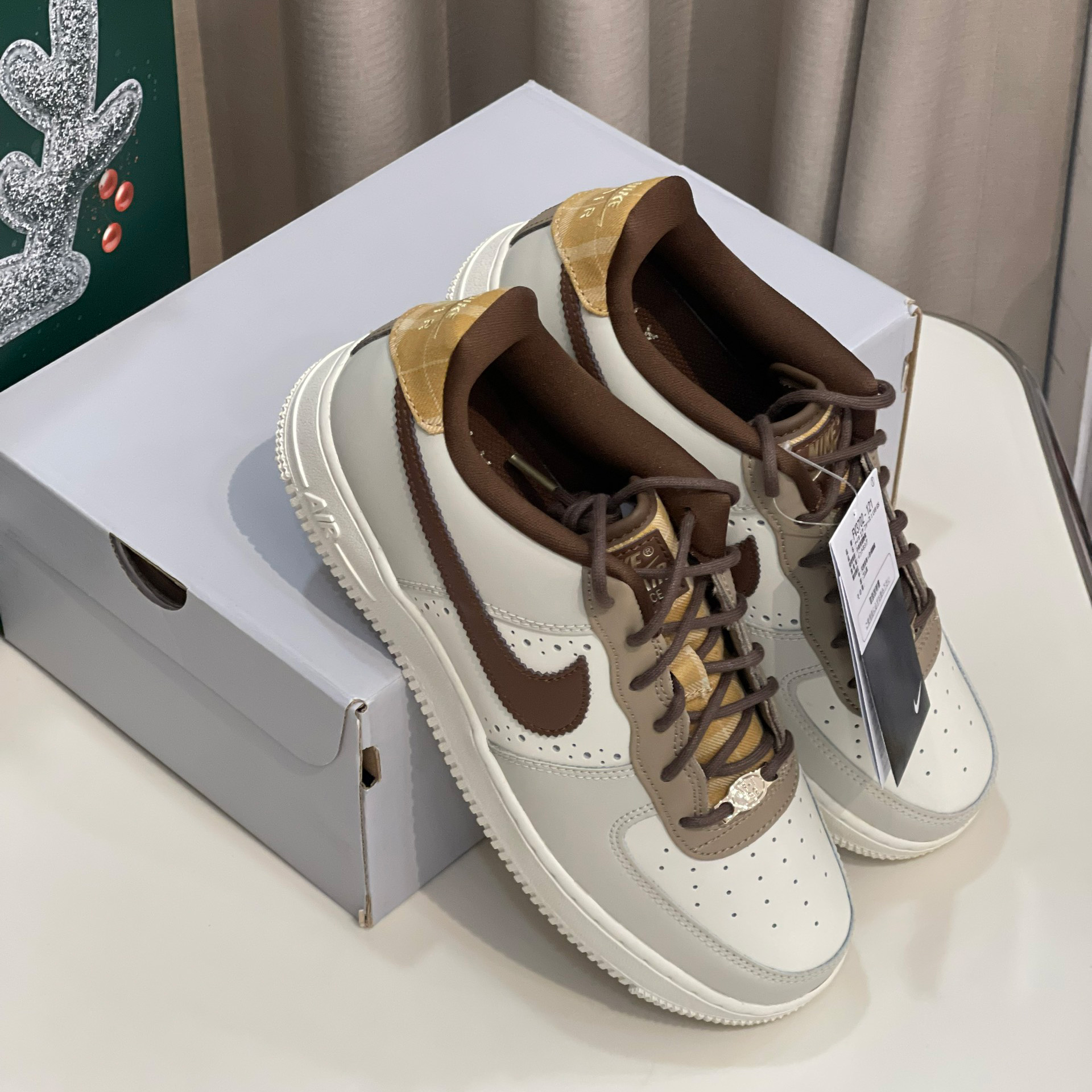 Giày Nike Air Force 1 LV8 Brogue Sail Brown FV3702-121