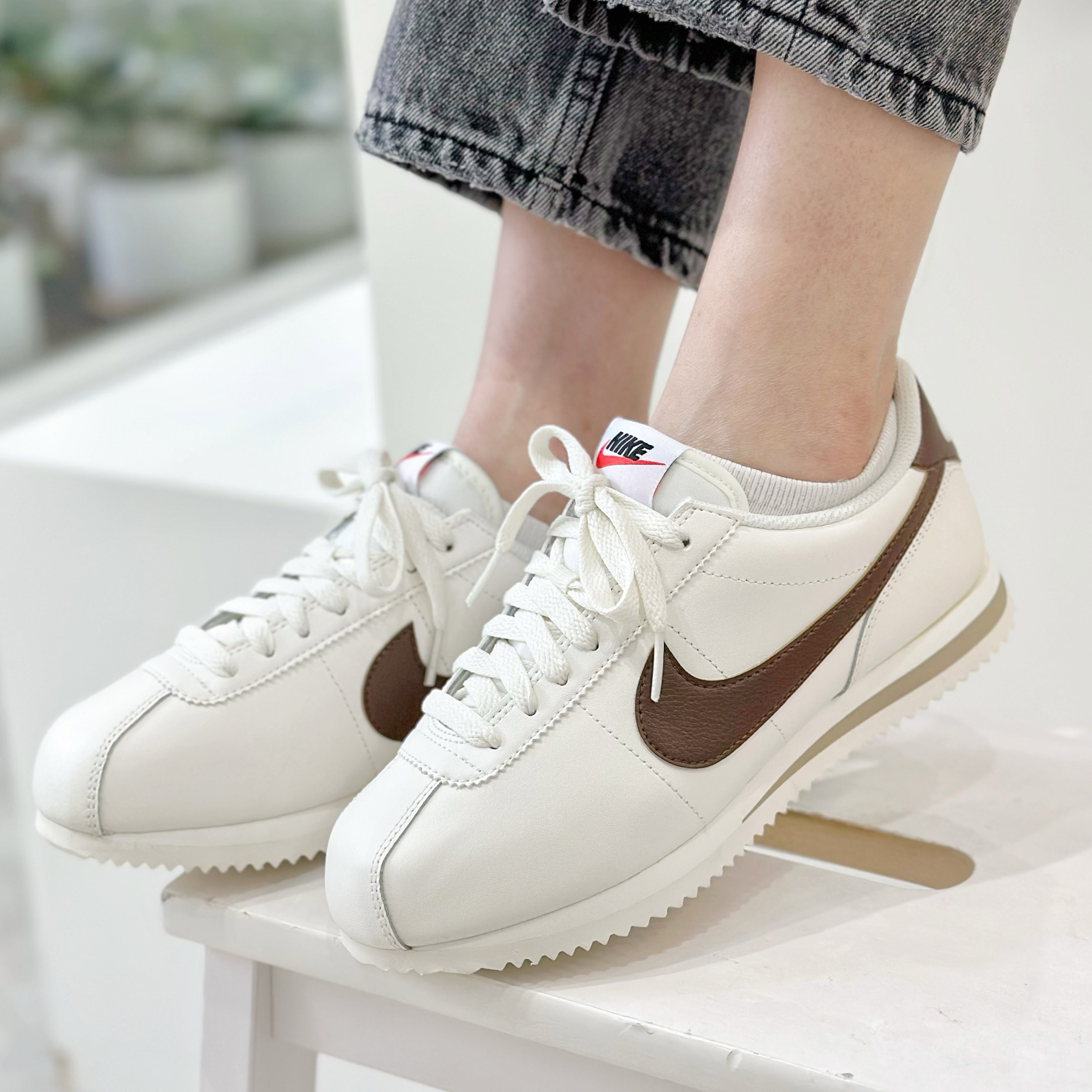 Giày Nike Cortez Leather Sail Cacao Wow DN1791-104
