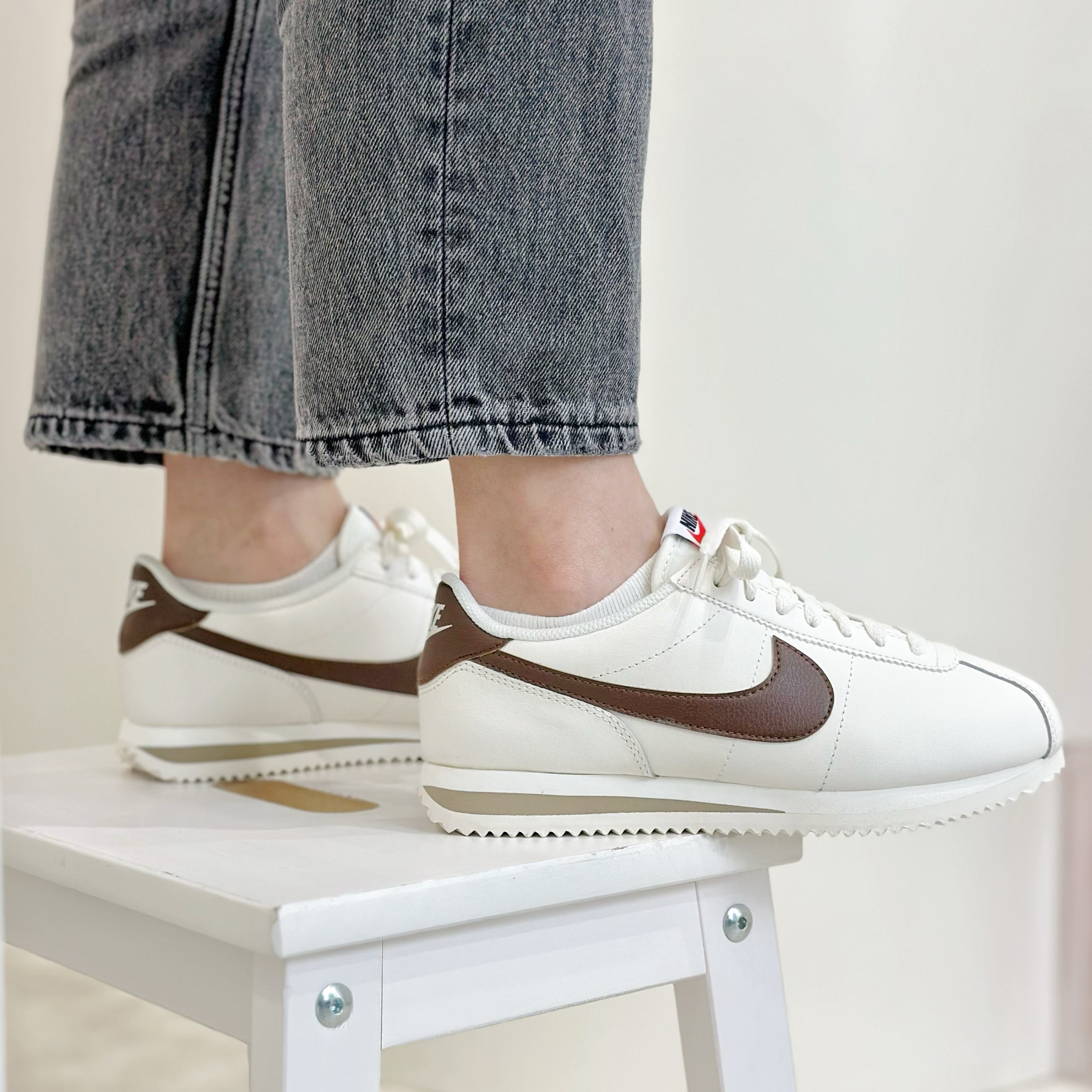 Giày Nike Cortez Leather Sail Cacao Wow DN1791-104