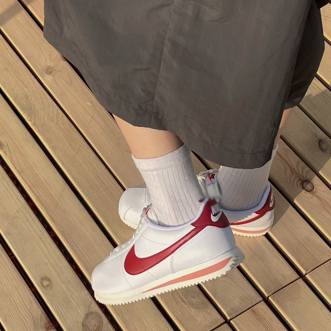 Giày Nike Cortez White Red Stardust Cedar DN1791-103