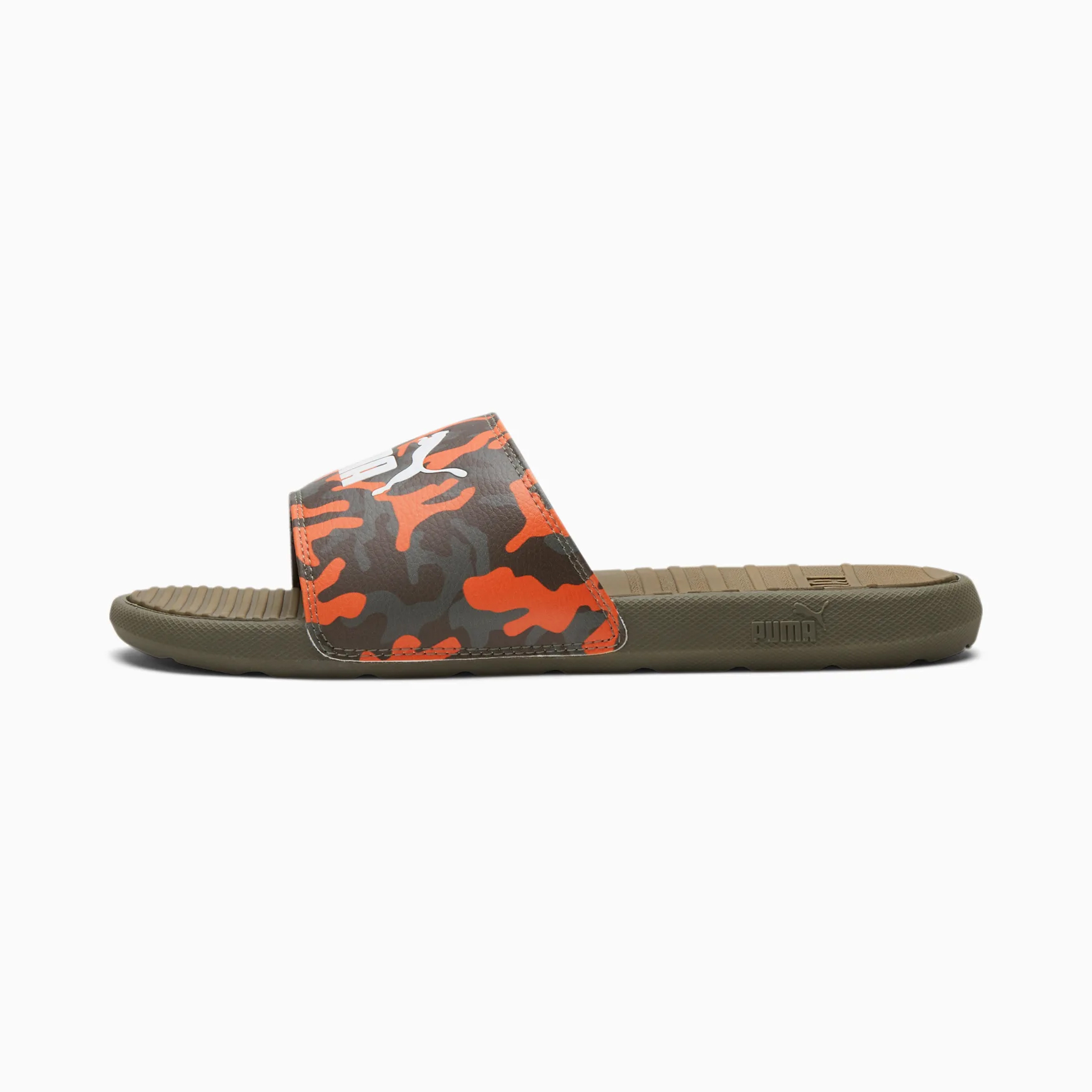 Dép Puma Cool Cat Camo Dark Olive 373849-03 | Authentic