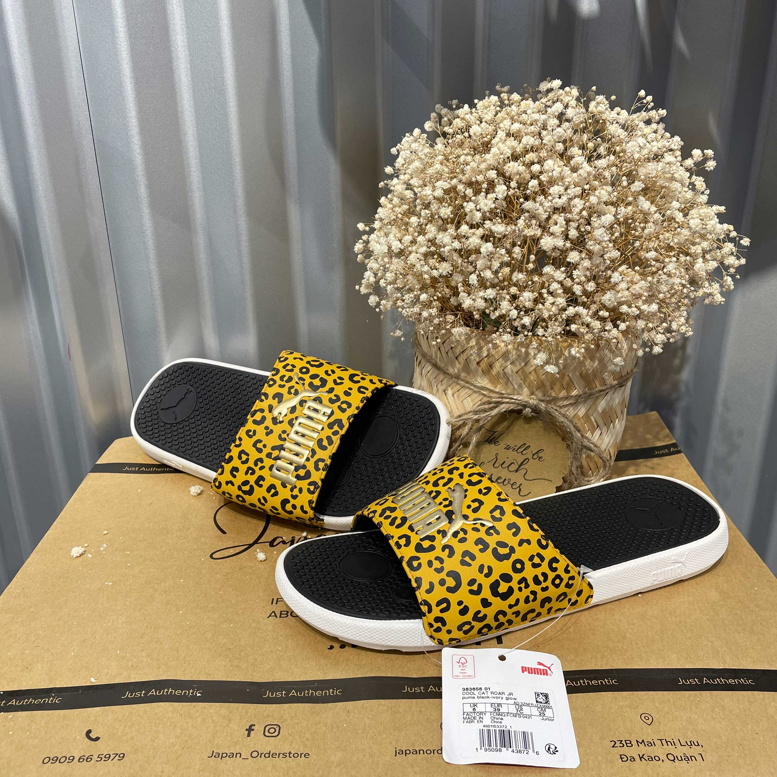 Dép Puma Cool Cat Roar JR 383658 01 | Puma Chính Hãng