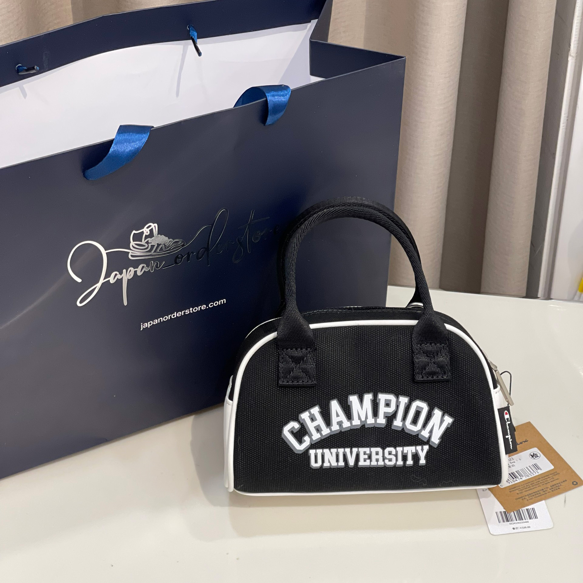 Túi Champion University Autumn Bowling Black | Authentic