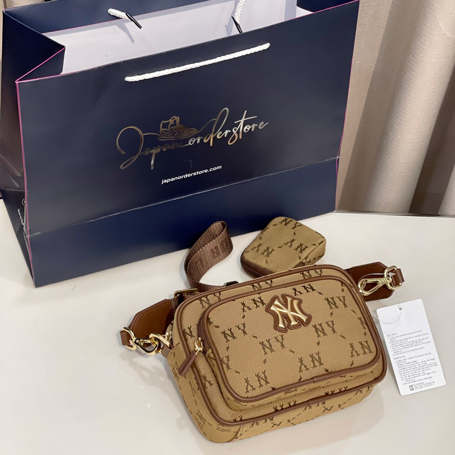 Túi MLB Monogram Jacquard New York Yankees 7ACRMDA4- 50BGS