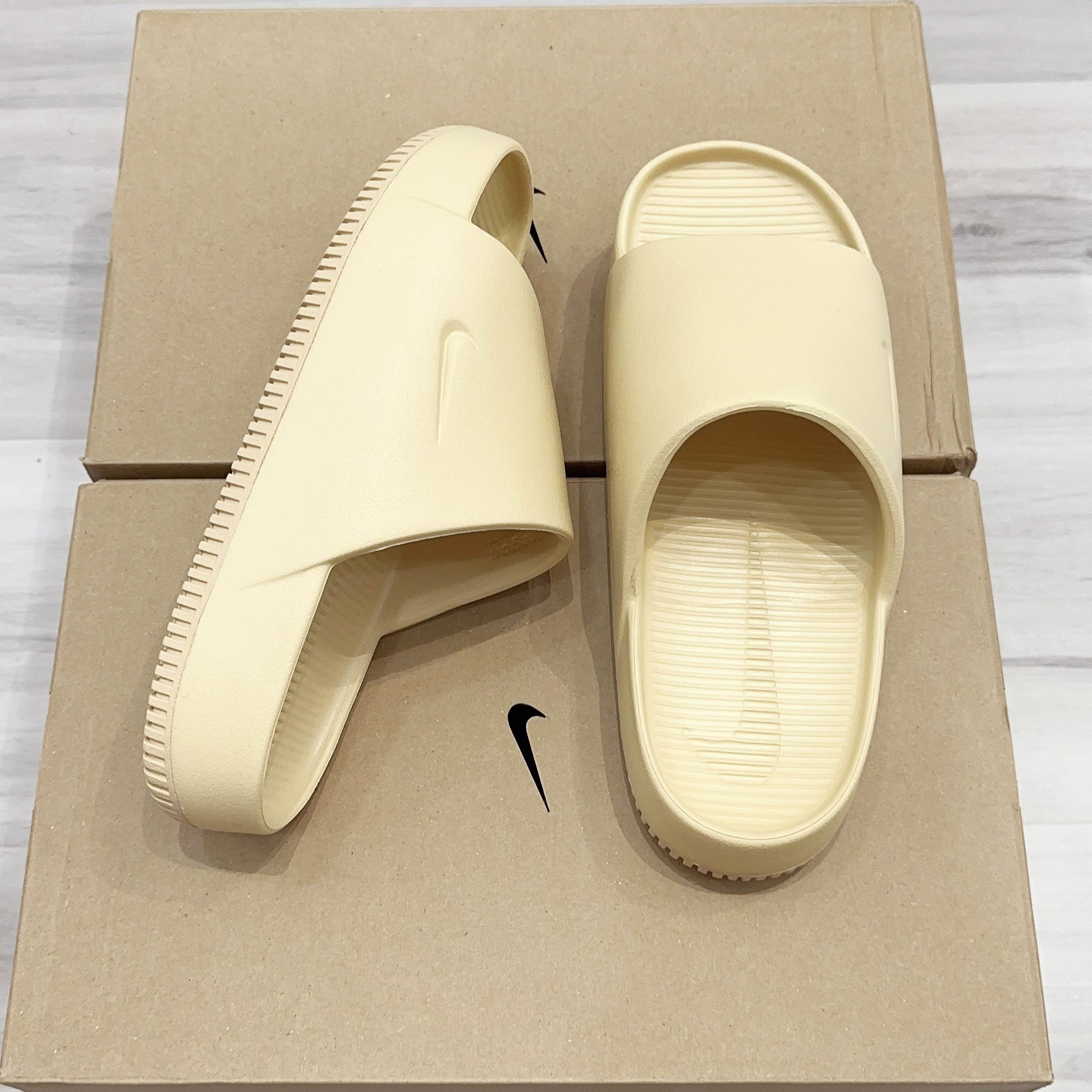 Dép Nike Calm Slide Sesame Beige DX4816-200 | Authentic
