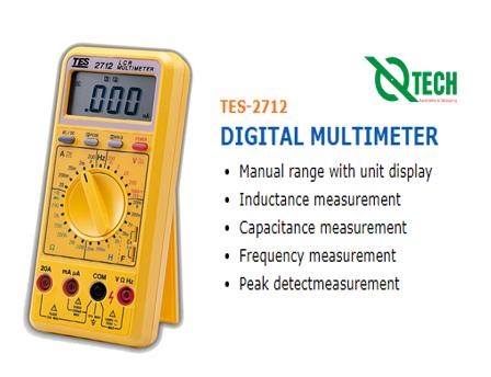 Đồng hồ vạn năng LCR TES-2712 Chính hãng tại Qtech | QTECH
