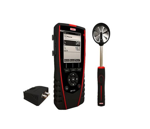 Máy Đo Đa Chức Năng - Máy Đo Nhiệt Độ, Áp Suất, Tốc Độ Gió KIMO MP210 ...