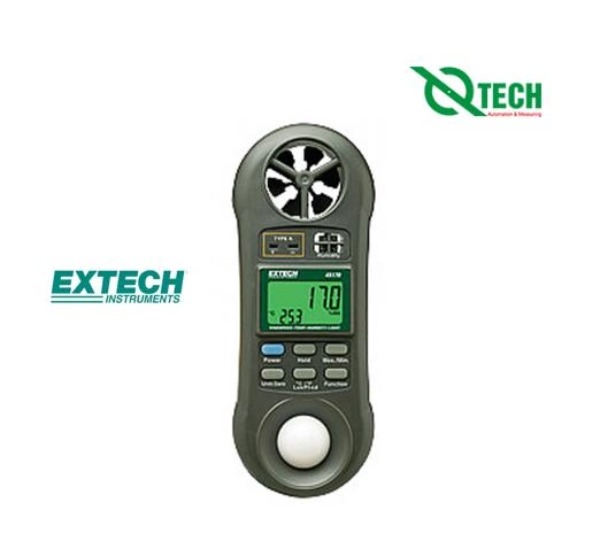 Máy đo nhiệt độ, độ ẩm, tốc độ gió, ánh sáng Extech 45170 ( đo 5 in 1 ...