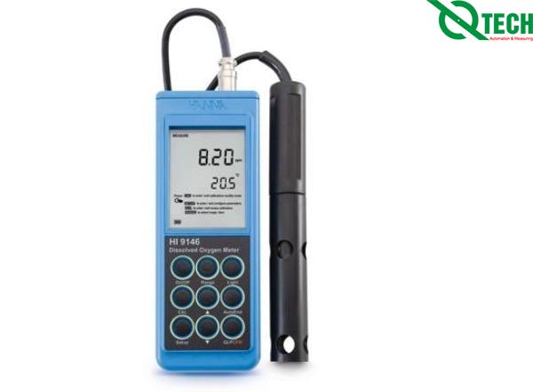 Máy Đo Oxy Hòa Tan Và Nhiệt Độ Trong Nước Thải Hanna HI9146 | QTECH