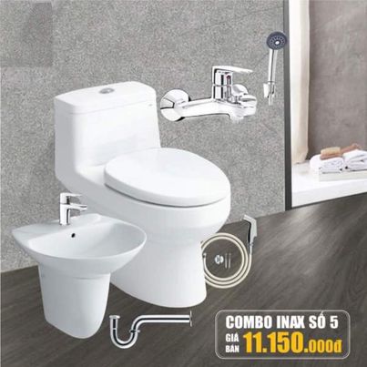 Combo thiết bị vệ sinh Inax số 5 | CÔNG TY TNHH ĐẦU TƯ VÀ PHÁT TRIỂN TMG