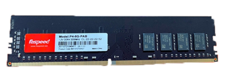 Ram PC Faspeed PC 8GB DDR4 3200MHZ (P4-8G-PAB); 36T