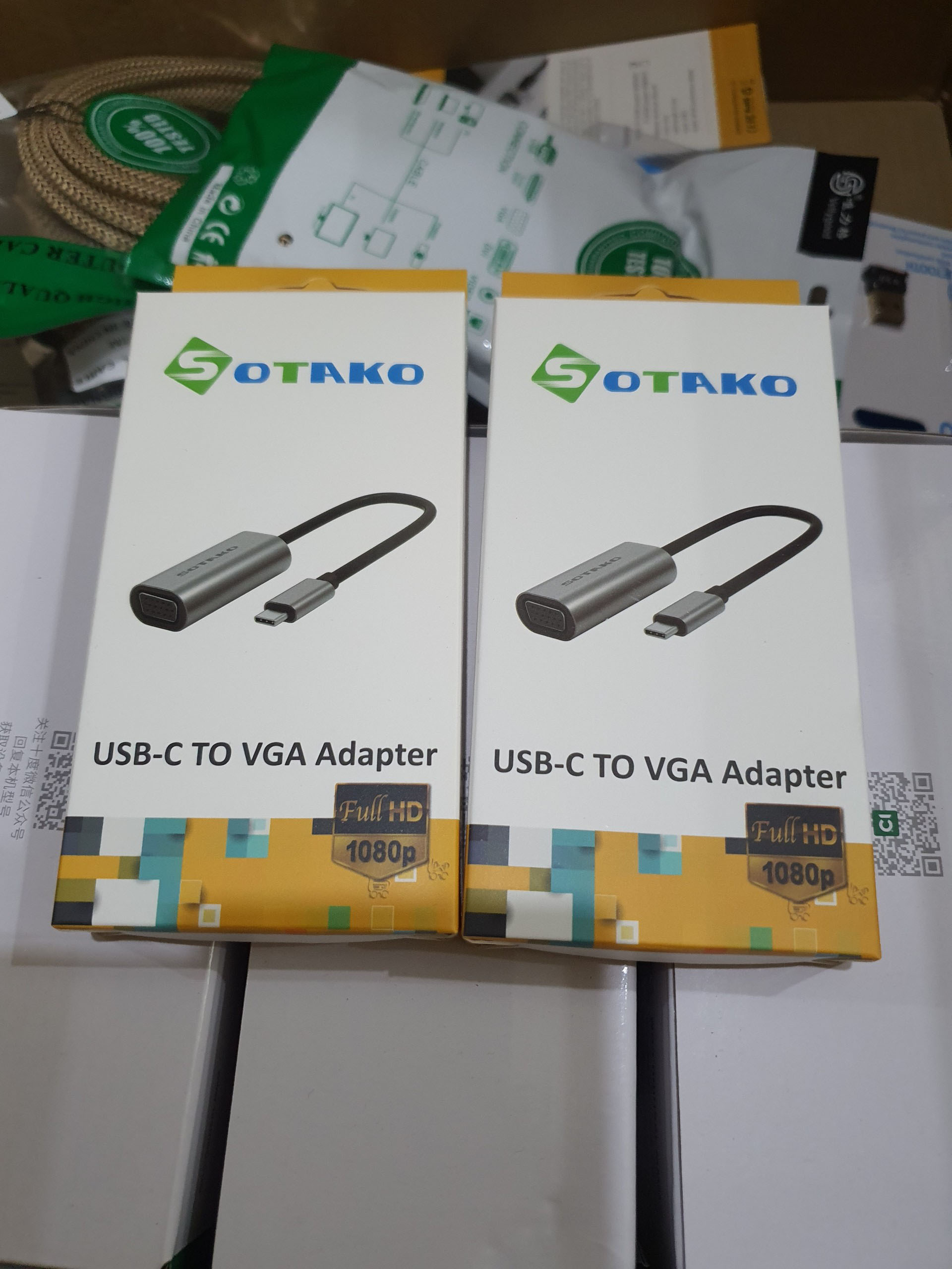 Cáp chuyển đổi Type C sang VGA SOTAKO (FULL HD 1080p)