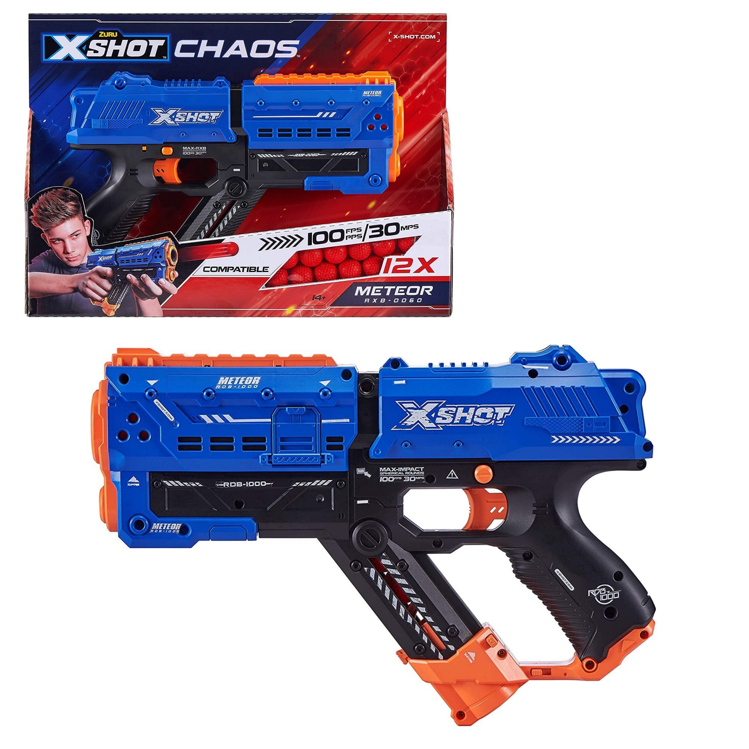 XSHOT CHAOS Meteor R&B-0060 Nerf - Sản phẩm chính hãng, giao hàng toàn quốc
