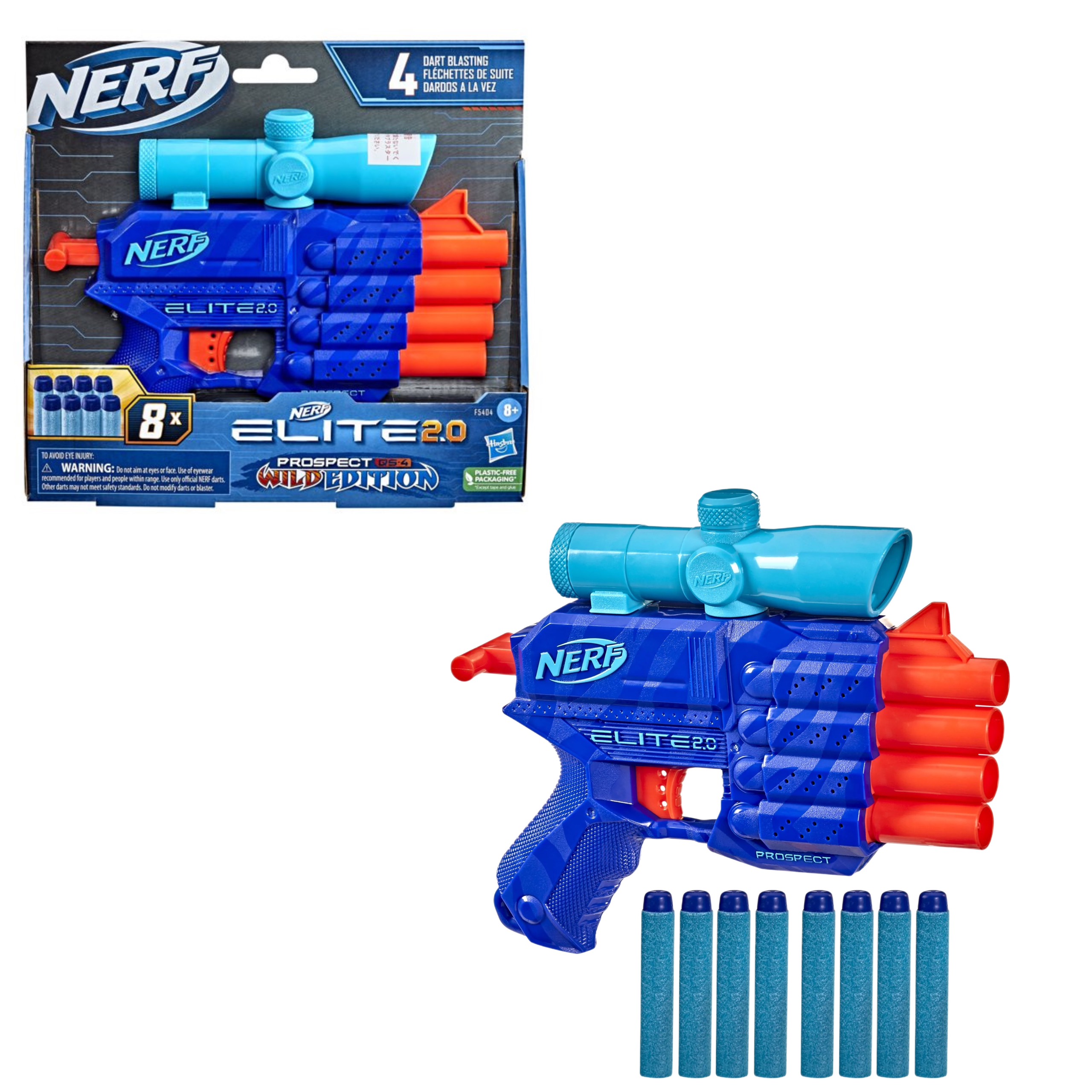 Nerf Elite 2.0 Wild Edition Prospect QS-4 Blaster Nerf - Sản phẩm chính ...