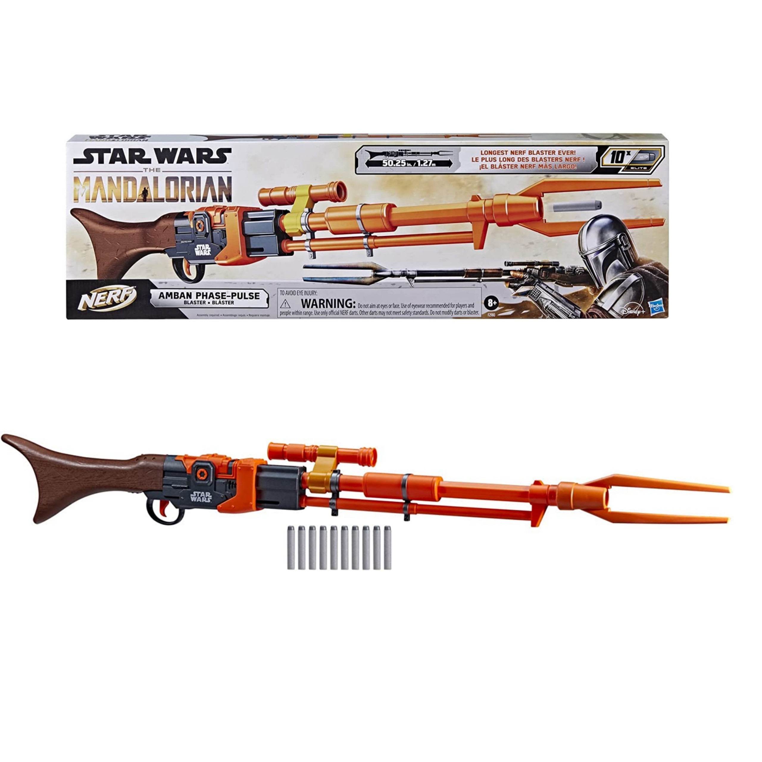 NERF Star Wars Amban Phase-Pulse Blaster, The Mandalorian Nerf - Chào ...