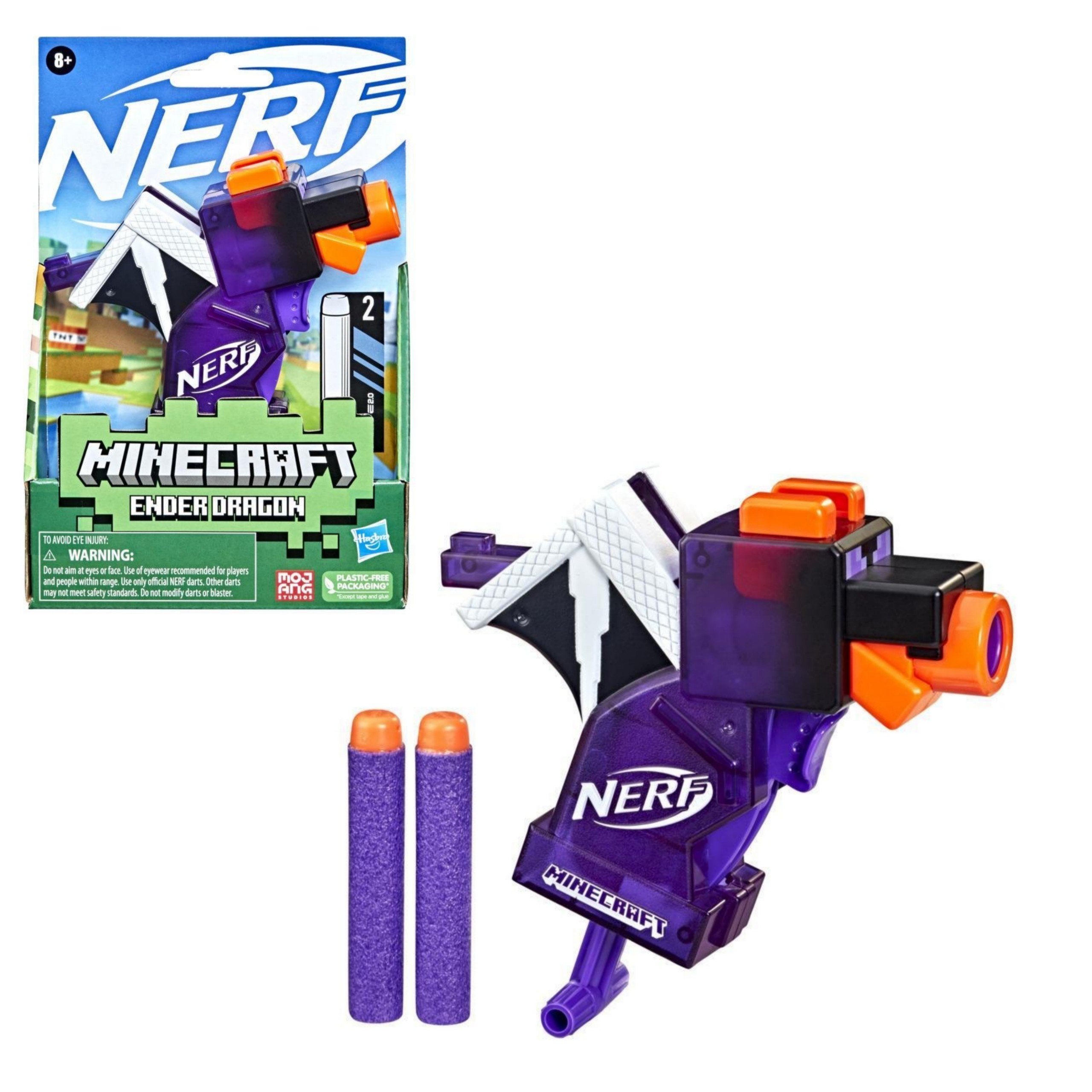 NERF Micro Shots Minecraft Ender Dragon Mini Blaster Nerf - Sản phẩm ...