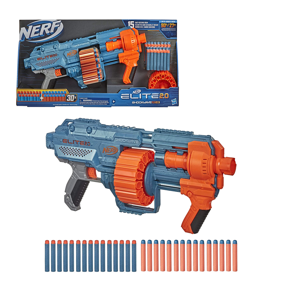 NERF Elite 2.0 Shockwave RD-15 Blaster Nerf - Sản phẩm chính hãng, giao ...