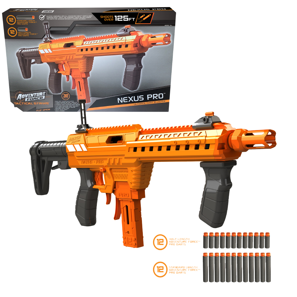 Adventure Force Tactical Strike Nexus Pro Ultimate Dart Blaster Nerf ...