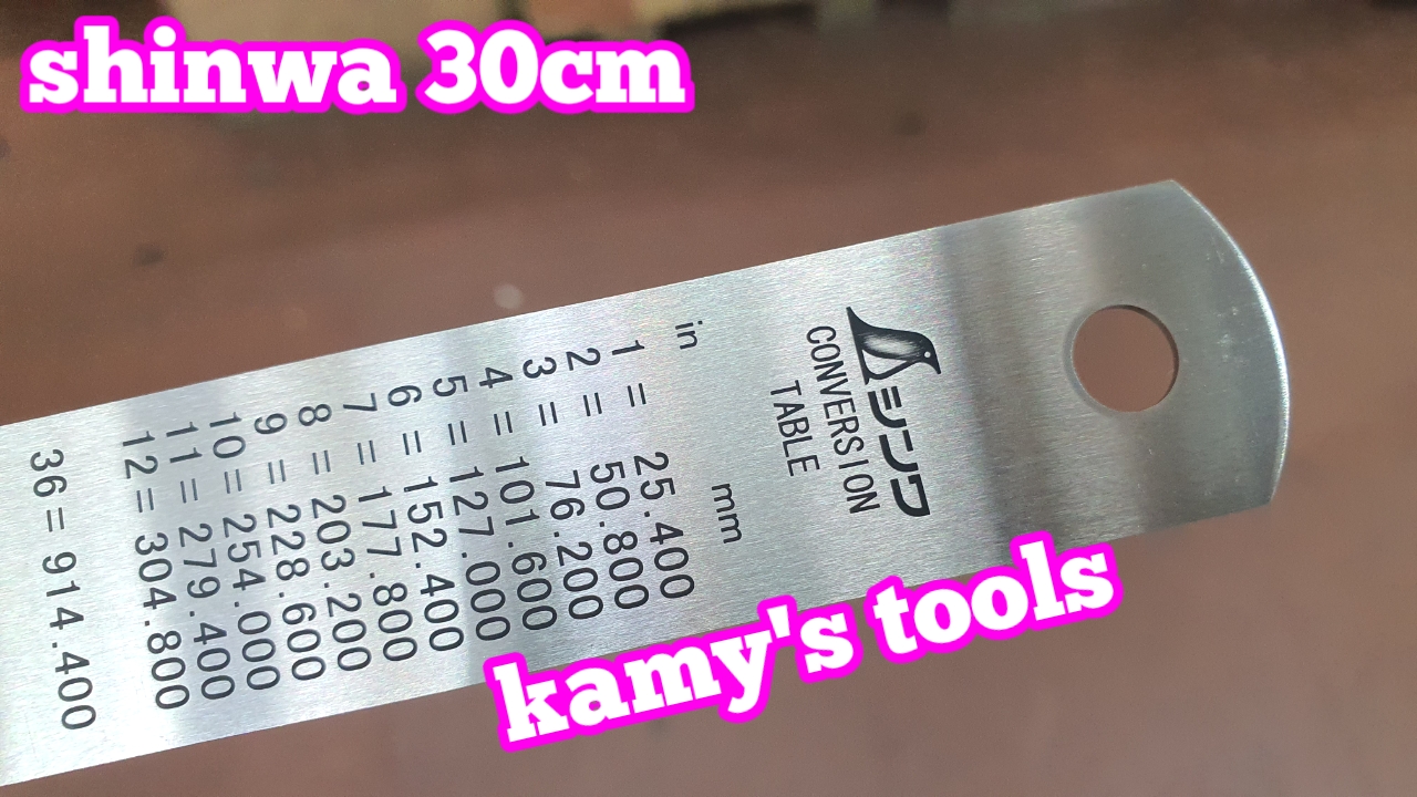 Thước lá Shinwa inox 0-300mm model 14028, thước lá 30cm
