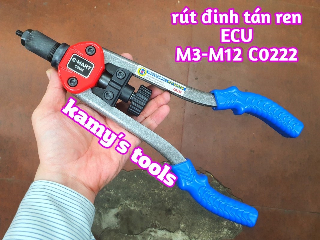 Kìm rút rive đinh tán ren Ecu C-mart c0222 m3-m12