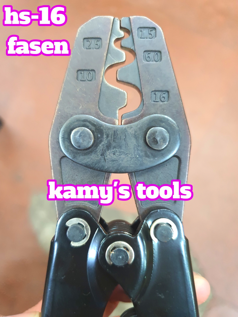 KÌM BẤM COS FASEN HS-16 1.25-16MM2 (KIỀM BẤM COS, KỀM BẤM COS)