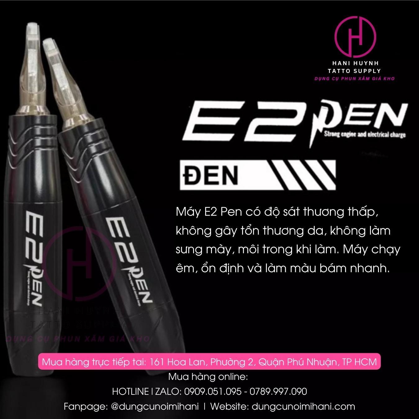 Máy Phun Xăm Pen E2 Siêu Êm Cao Cấp