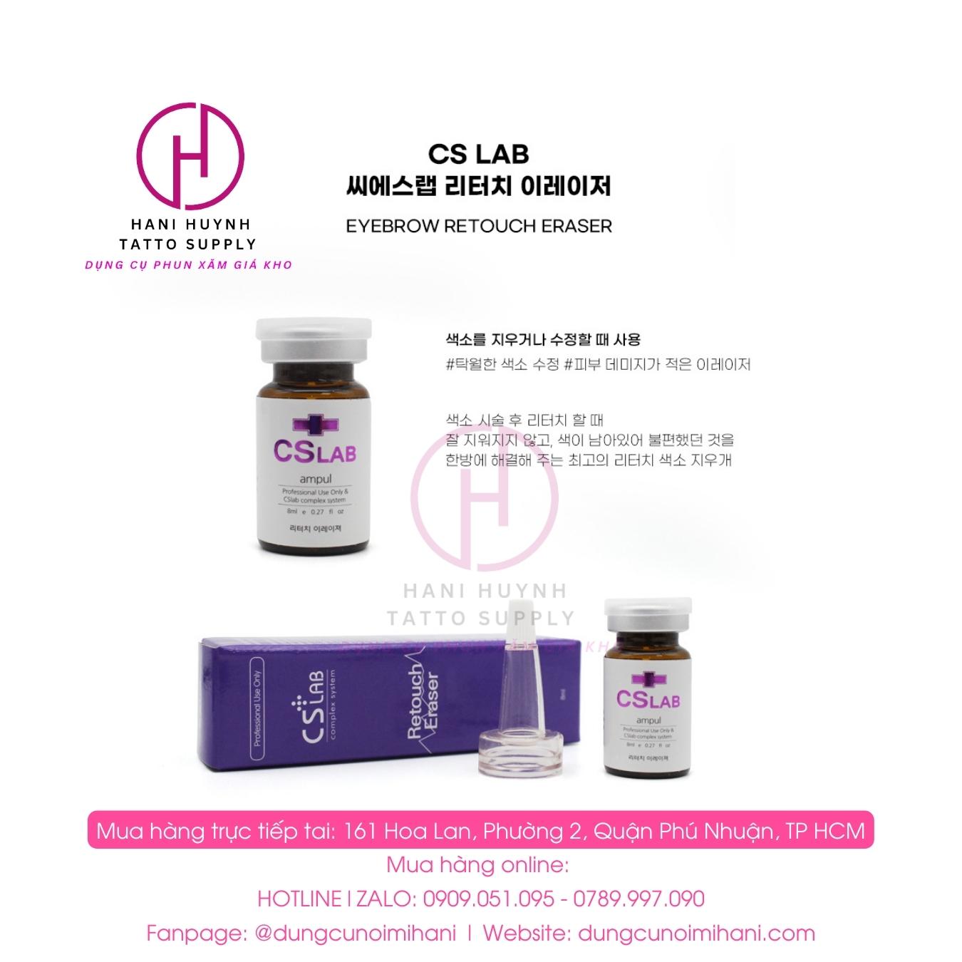 Dung Dịch Xóa Vết Xăm Lâu Năm CsLab Hàn Quốc