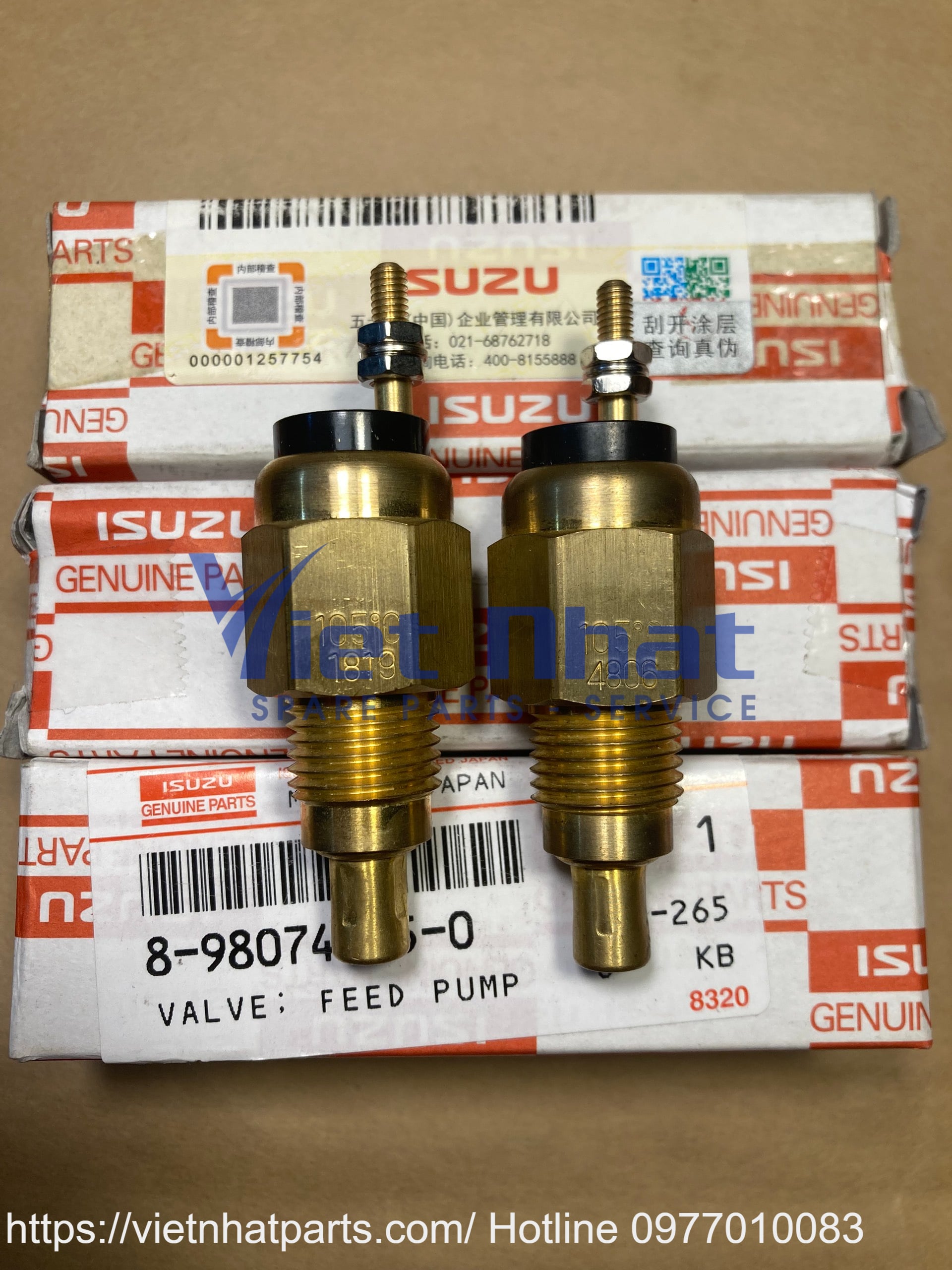 Cảm biến nhiệt độ nước Isuzu Chính hãng 8971256011