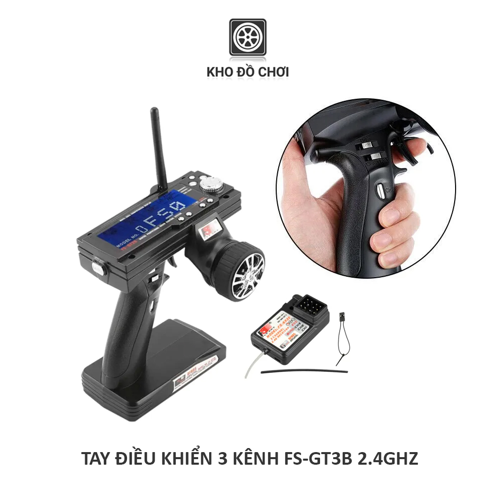 Tay điều khiển FS-GT3B 2.4Ghz 3 Channel (3 kênh) | Kho Đồ Chơi