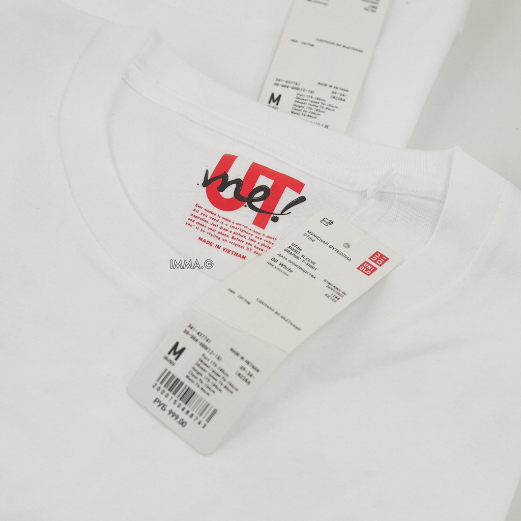 ÁO THUN UNIQLO UTme GRAPHIC TRẮNG CHÍNH HÃNG