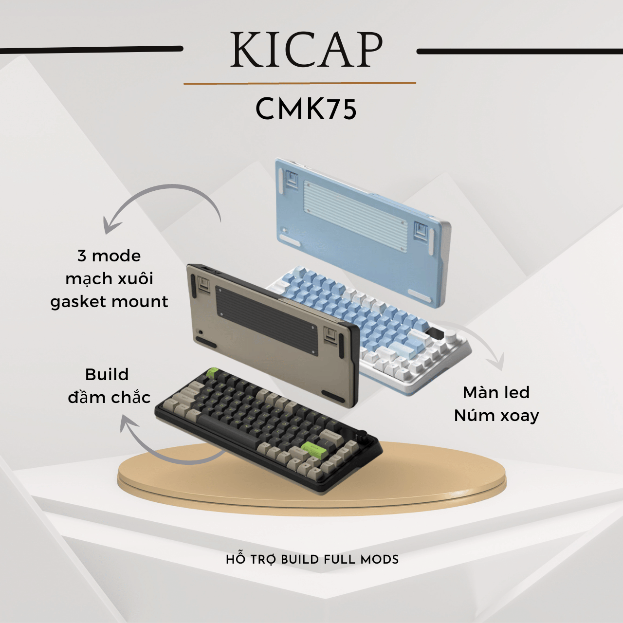 Bàn phím cơ CMK75 | FL-Esports | Kicap