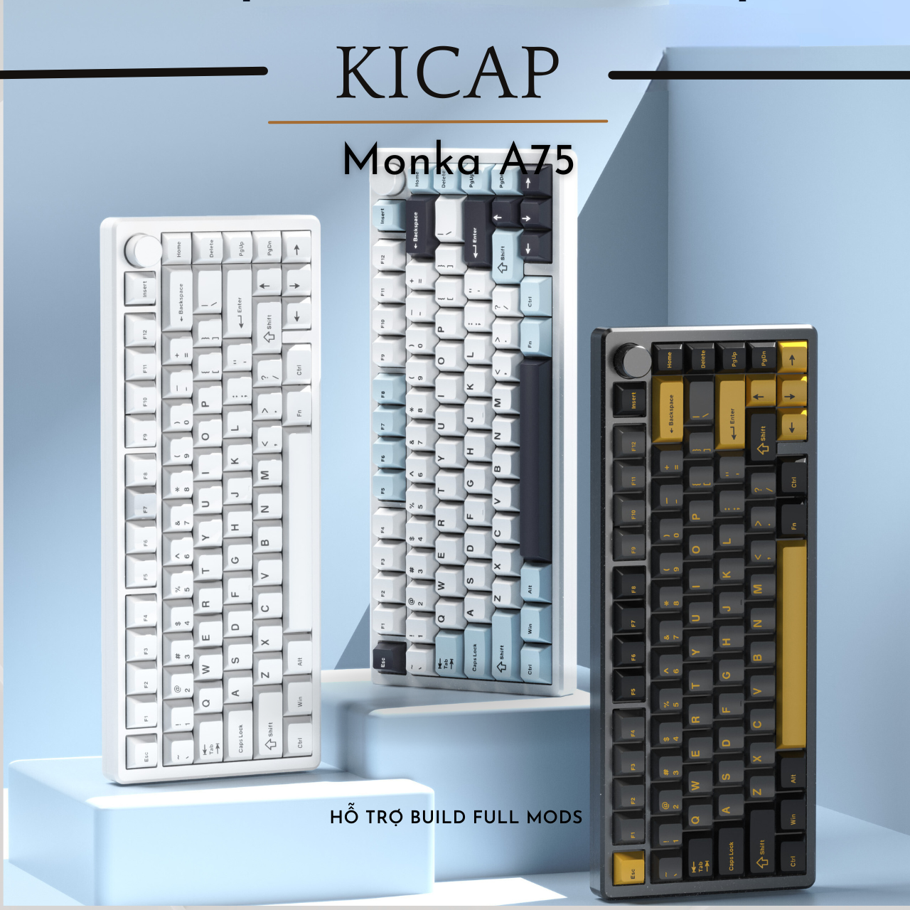Bàn phím cơ Monka A75 | Kicap
