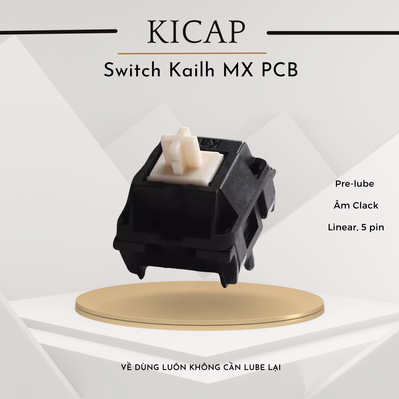 Switch Kailh MX BCP - Linear Clacky | Kicap