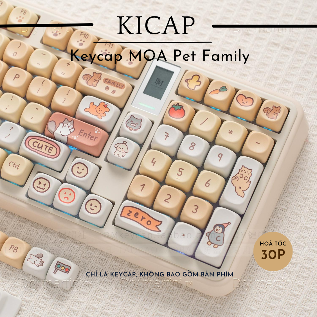 Keycap MOA Pet Family | Kicap