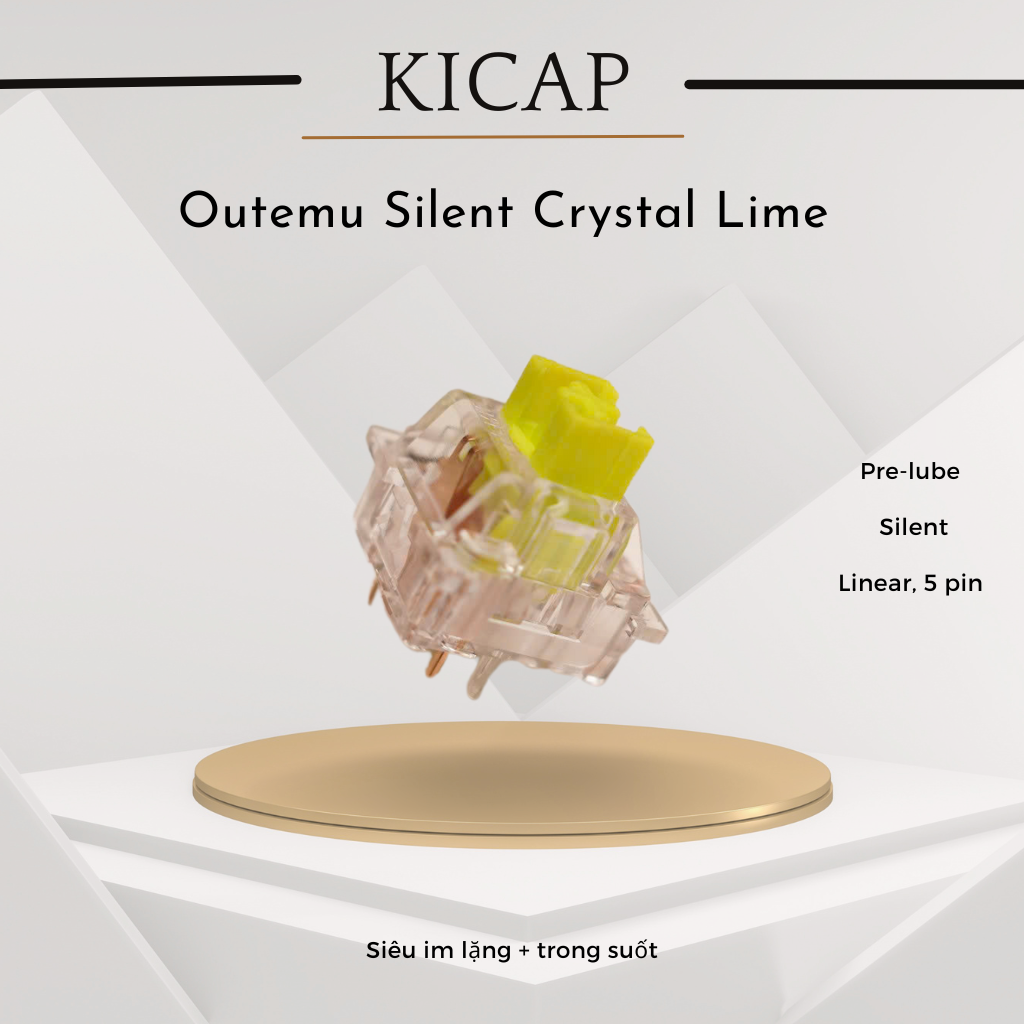 Switch Outemu Silent Crystal Lime | Kicap