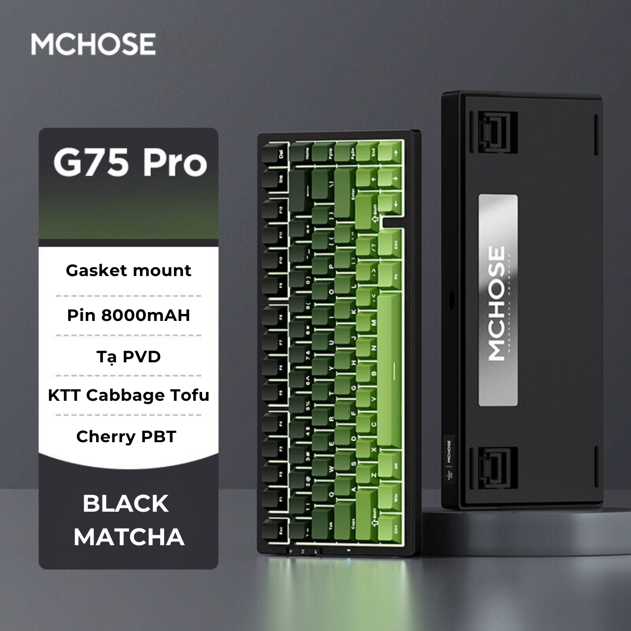 Bàn phím cơ Mchose G75 Pro | Kicap