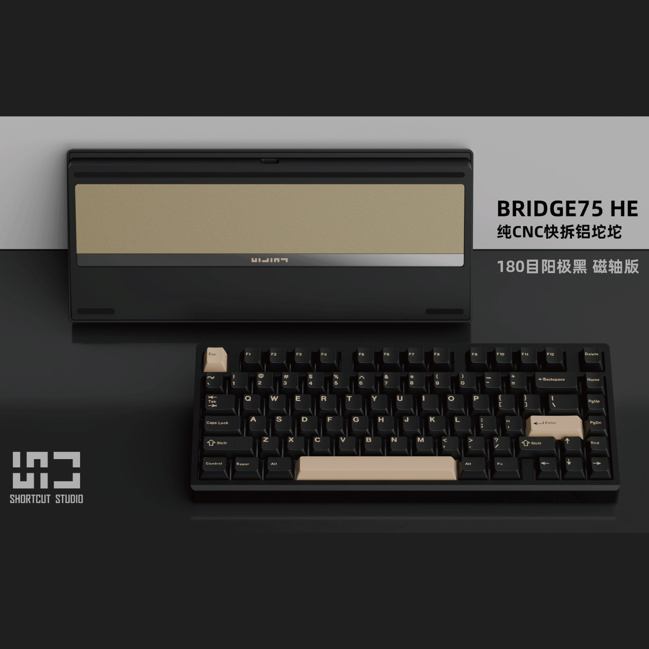 Bridge75 - Bàn phím cơ gaming khung nhôm 3 mode RGB | Kicap