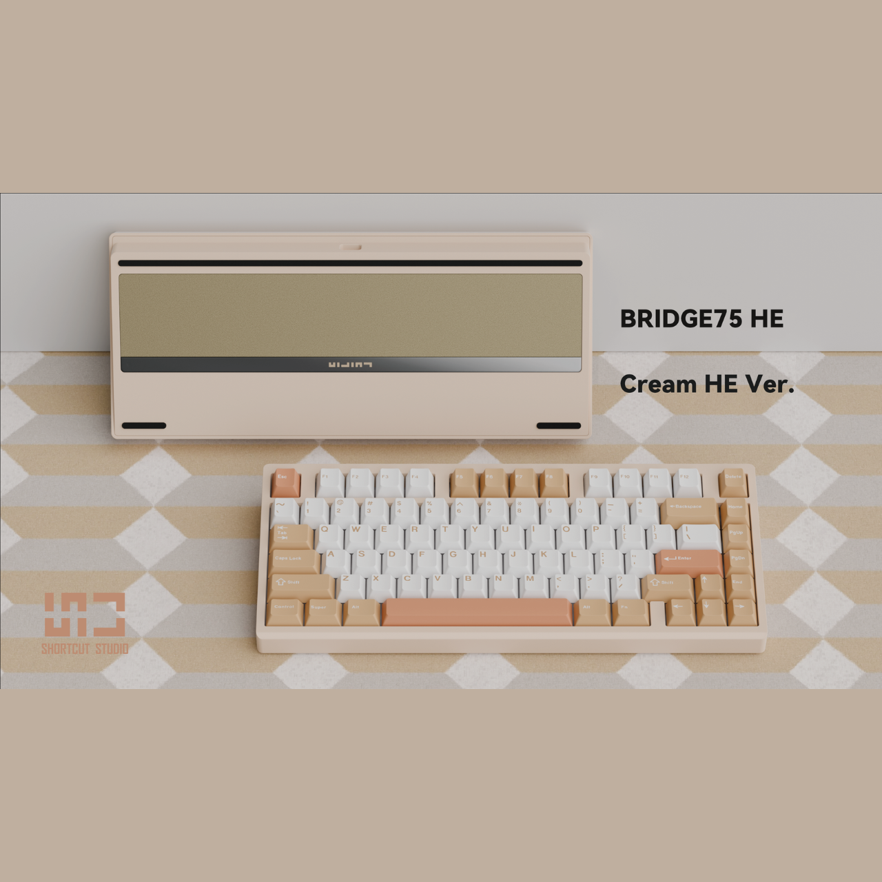 Bridge75 - Bàn phím cơ gaming khung nhôm 3 mode RGB | Kicap