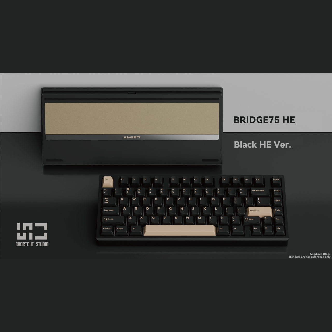 Bridge75 - Bàn phím cơ gaming khung nhôm 3 mode RGB | Kicap