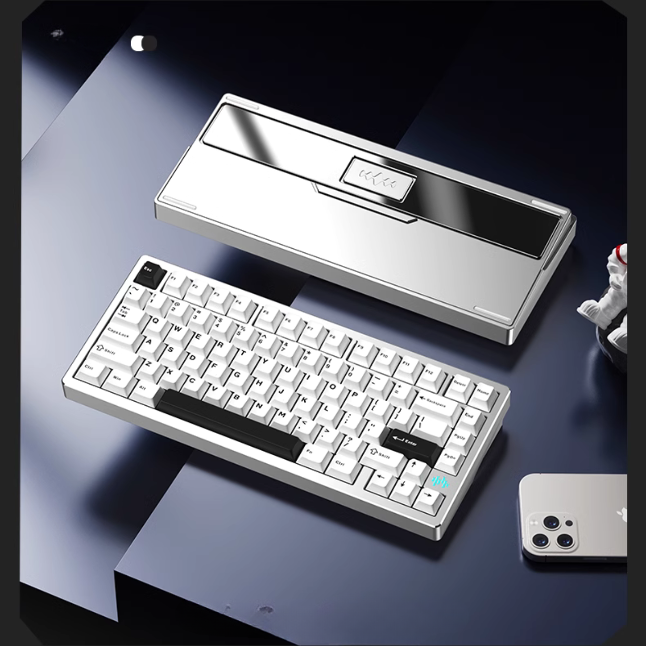 Bàn phím cơ PMO Wave75 - Catch ball / VIA / CNC (Rainy75 v2) | Kicap